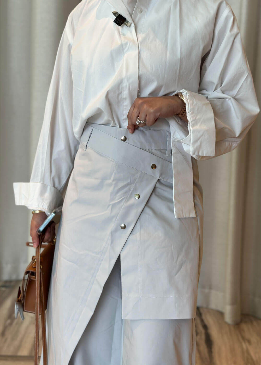 Nova Pareo Wrap Trouser Grey – Thoubi